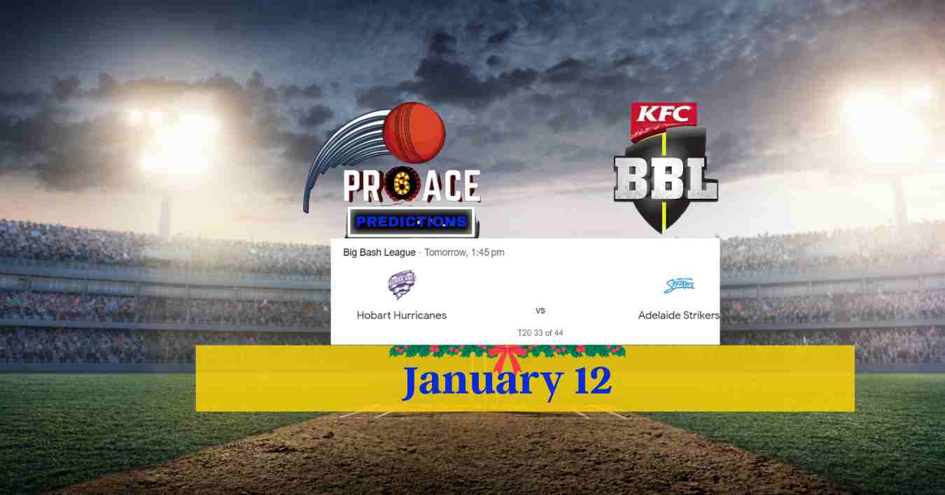 Today Cricket Match - T20 - Jan 12 - Best One