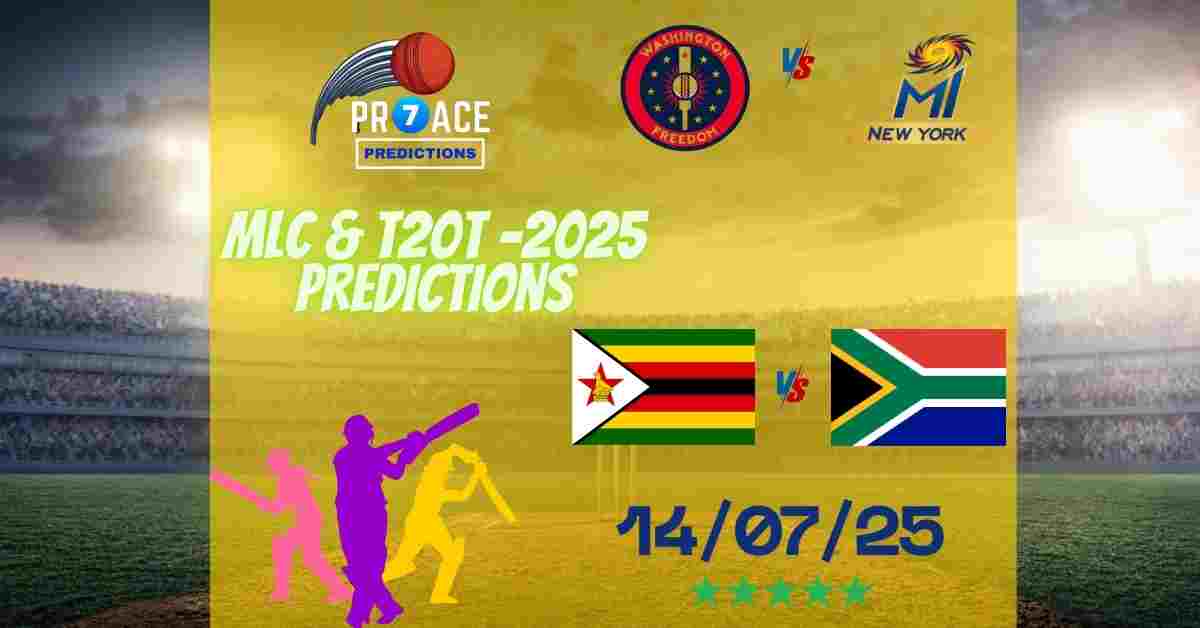 ProAce MLC T20T Best Predictions - July 14