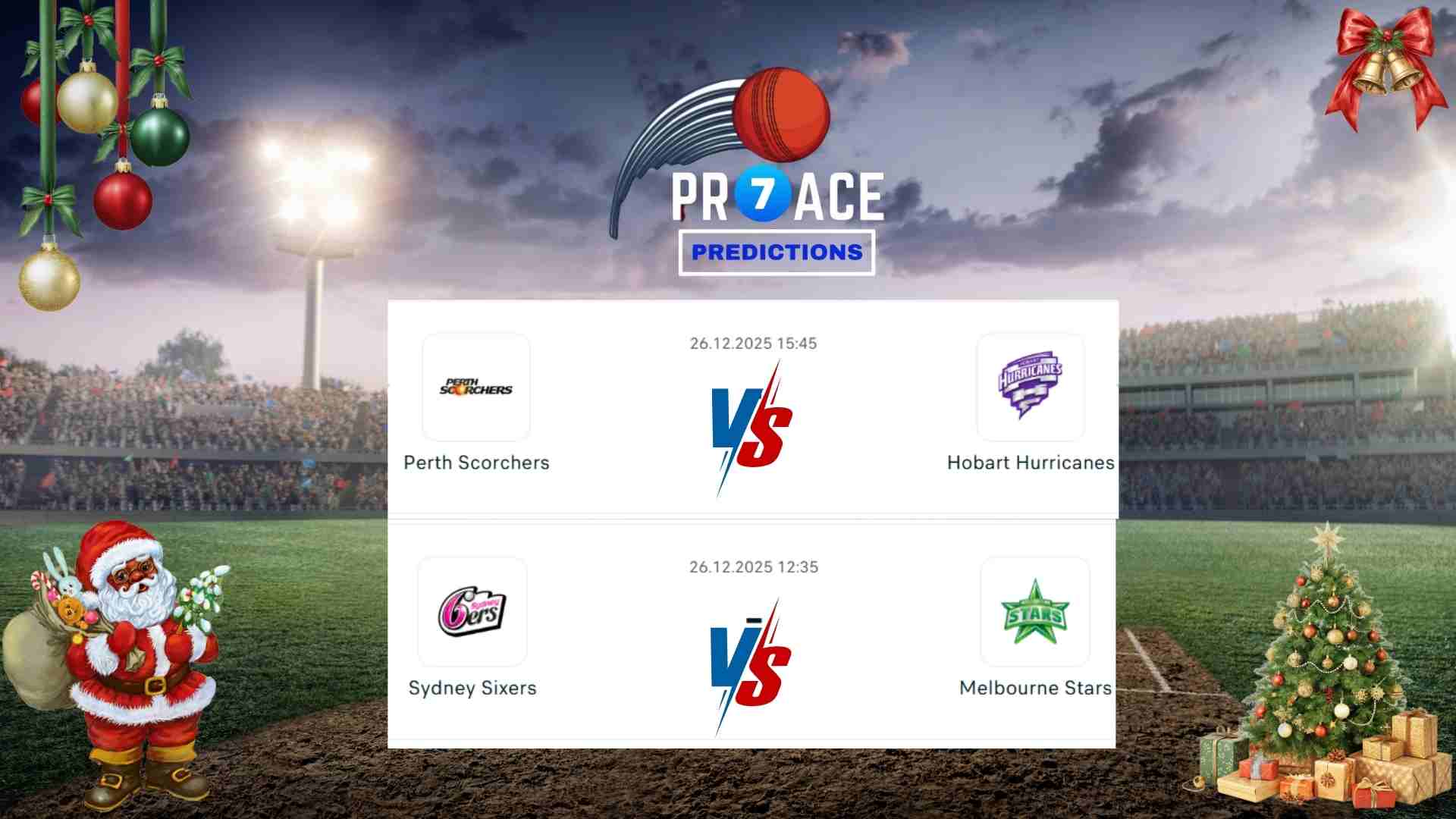 ProAce BBL 2025 Best Predictions - Dec 26